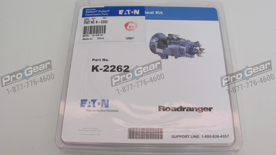 K2262 EATON FULLER REAR TRANSMISSION SEAL, REPLACES K2256 SEAL | eBay
