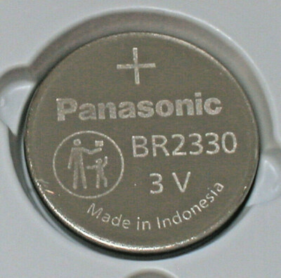 2 pc Panasonic BR2330 3v LITHIUM BATTERY BR 2330 mfd 03/2021 EXPIRE 03/ ...