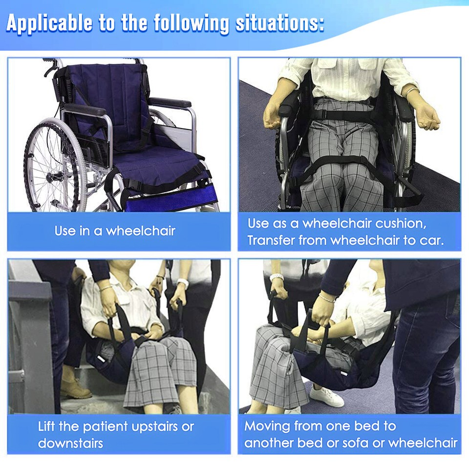 1PC Patient Transfer Wheelchair Seat Cushion Lift Stair Slide Board ...
