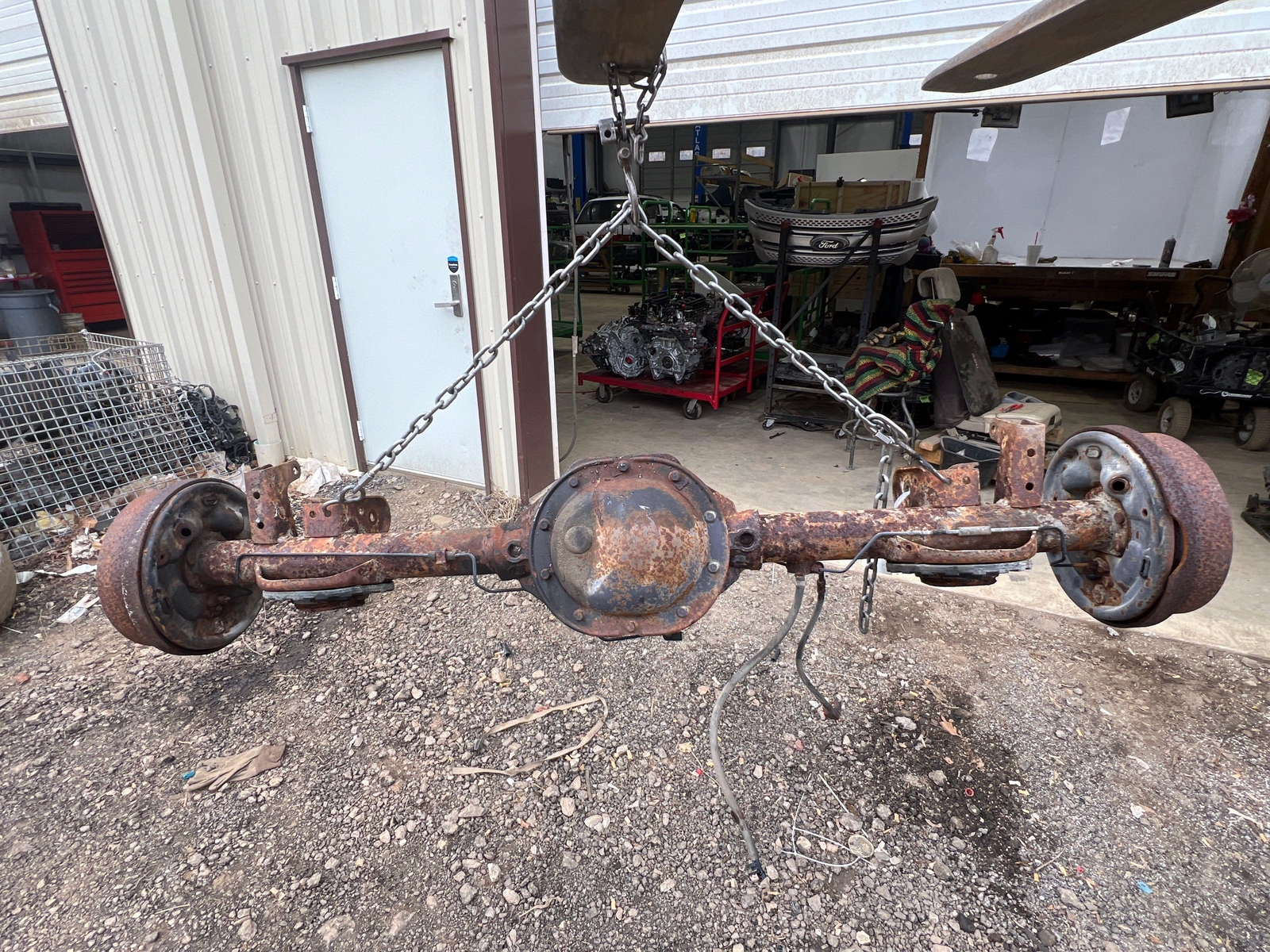 2002 Jeep Liberty Rear Axle Assembly Dana 35 3.73 Ratio w/o ABS OEM ...