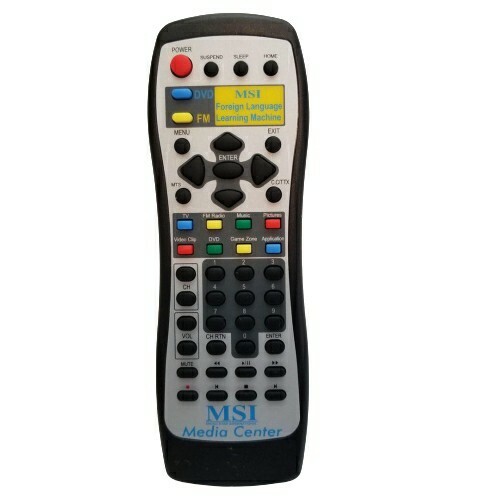 MSI Foreign Language Learning Machine Remote Control (Tested, Works) | eBay