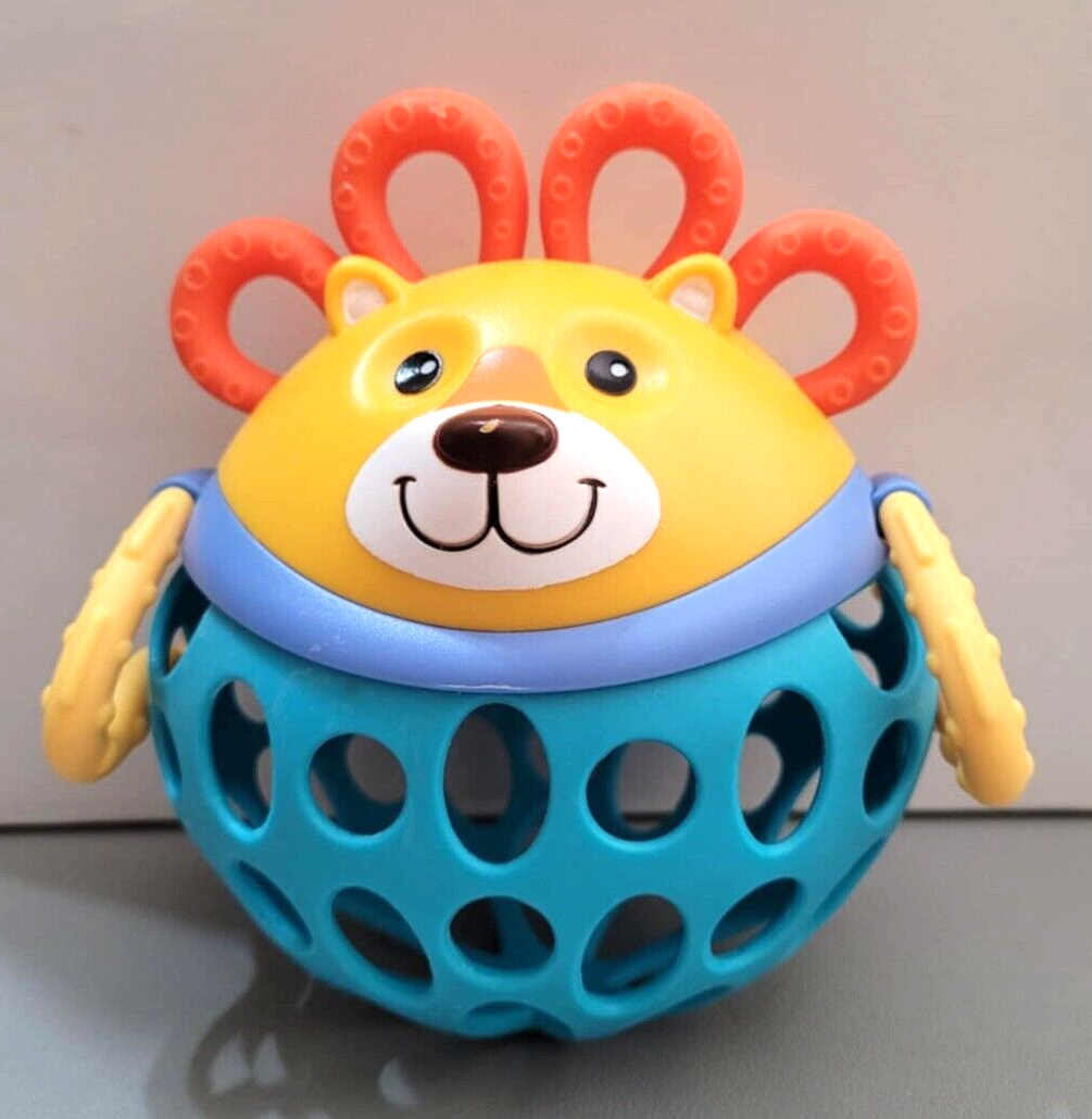 Nuby Lion Rattle & Teether 3 Months + | eBay
