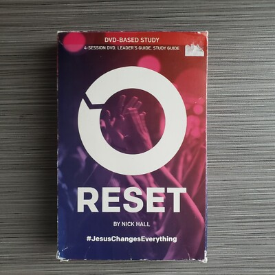 RESET BY NICK HALL 4 SESSION DVD, LEADER'S GUIDE, STUDY BOOK | eBay