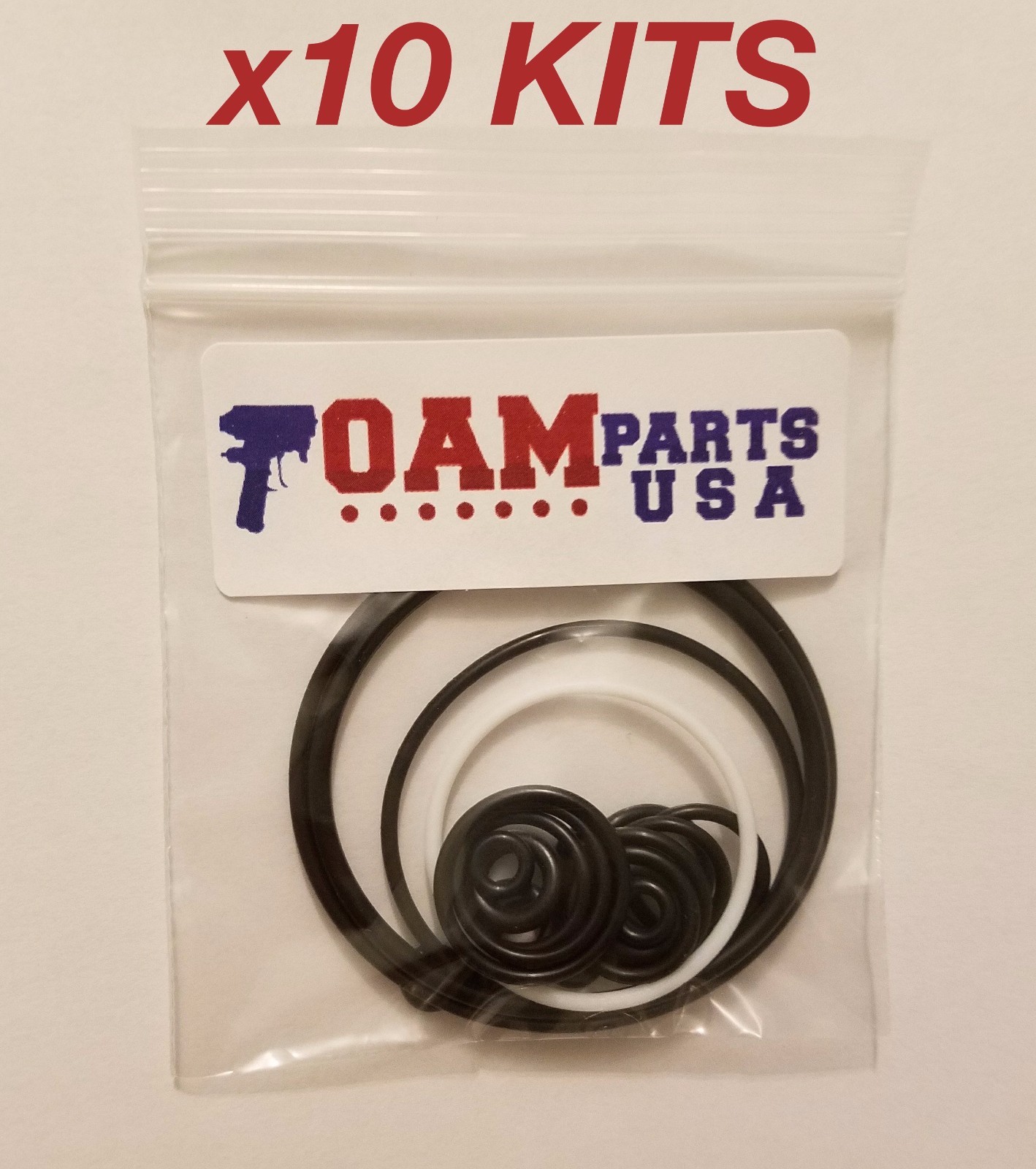 10 Kits 246355 Aftermarket Viton O-Ring Rebuild Kit for Graco Fusion AP ...