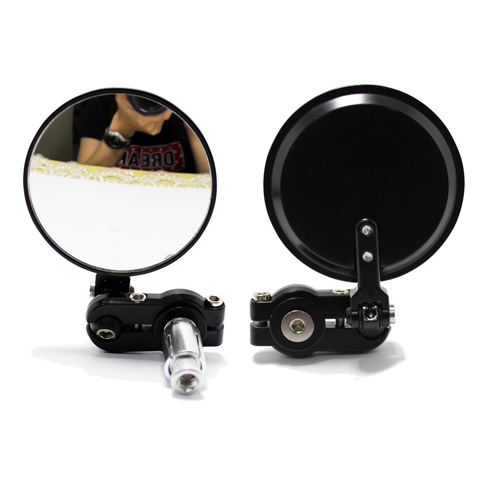 For Kawasaki Ninja 400 650 7/8" Motorcycle Bar End Mirror Side Rearview ...