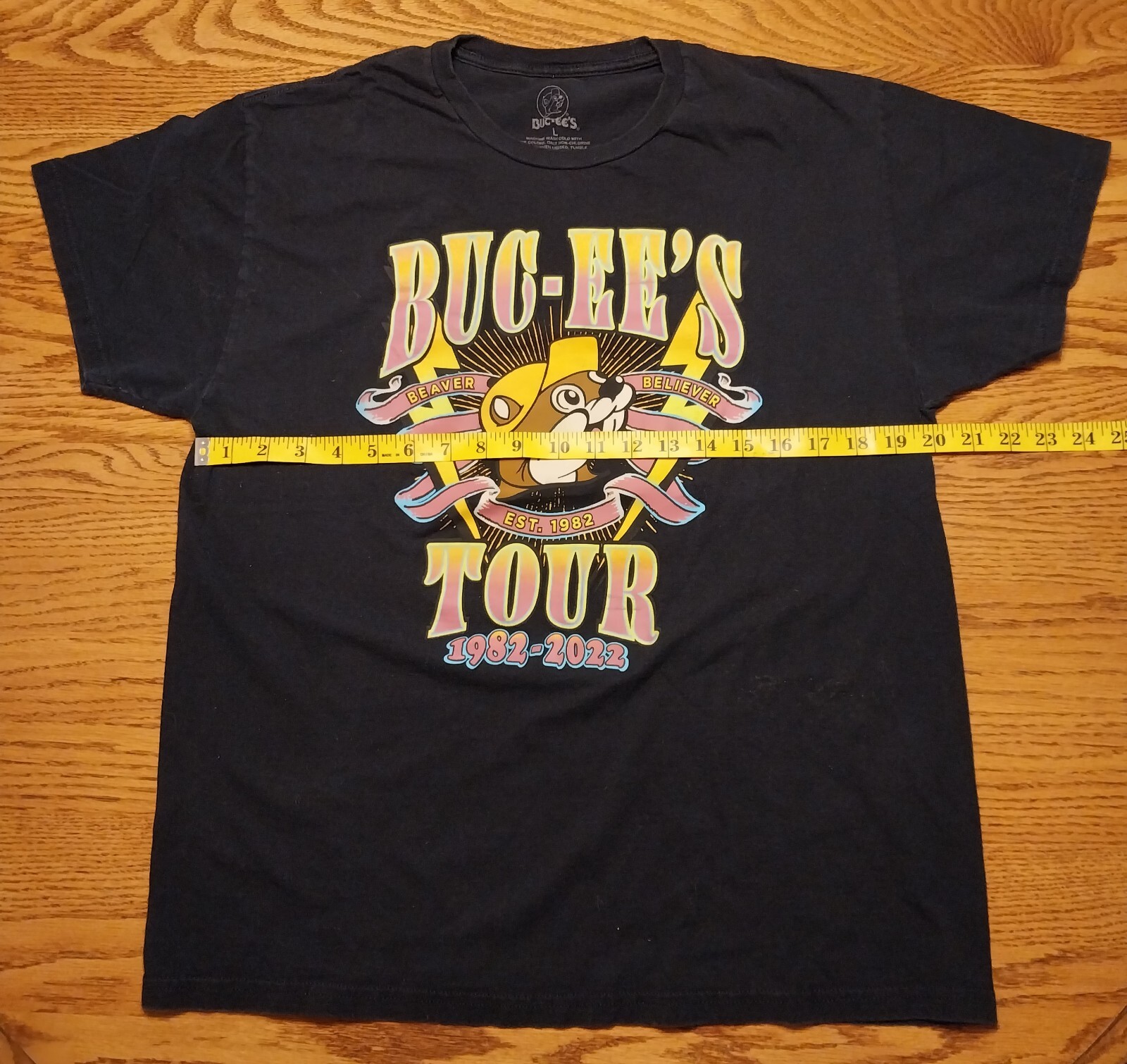 Buc-ees Tour Merch 1982-2022 Beaver Locations T Shir… - Gem