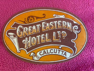 GREAT EASTERN HOTEL vintage TRAVEL DECAL sticker LUGGAGE baggage ...