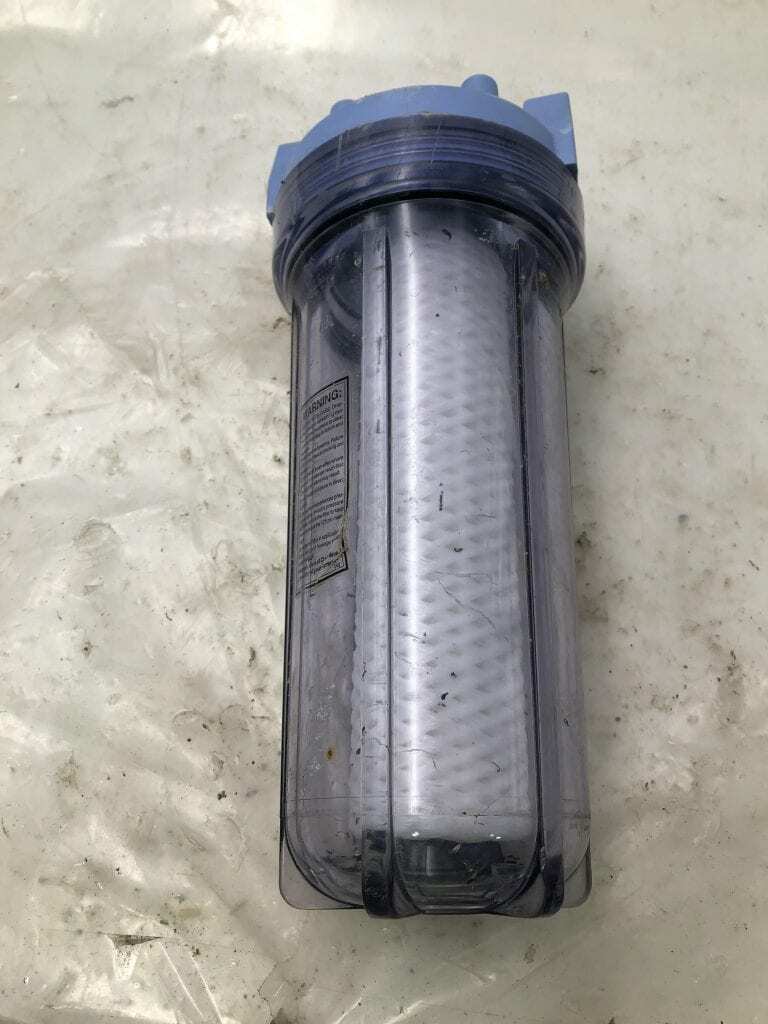 AMETEK 10" Clear Water Filter Cartridge Housing for Filtration System 3 ...