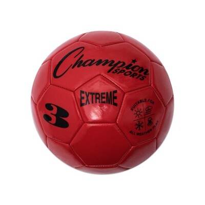 Champion Sports Extreme Soft Touch Butyl Bladder Soccer Ball, Size 3 ...