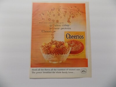 1959/2 PRINT AD CHEERIOS CEREAL BREAKFAST GENERAL MILLS | eBay