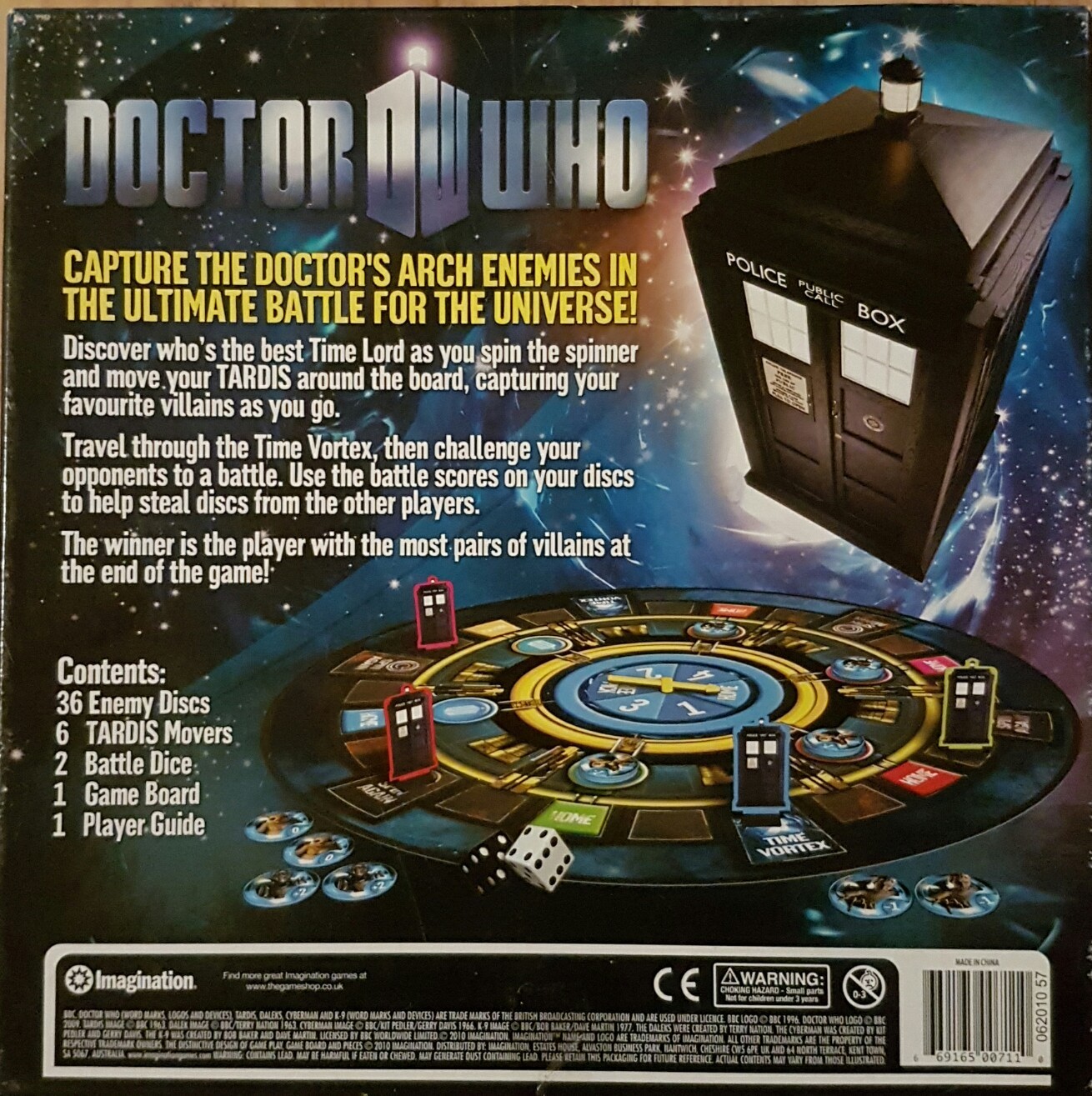 Doctor Who - Battle to Save the Universe Boardgame-complete- free ...