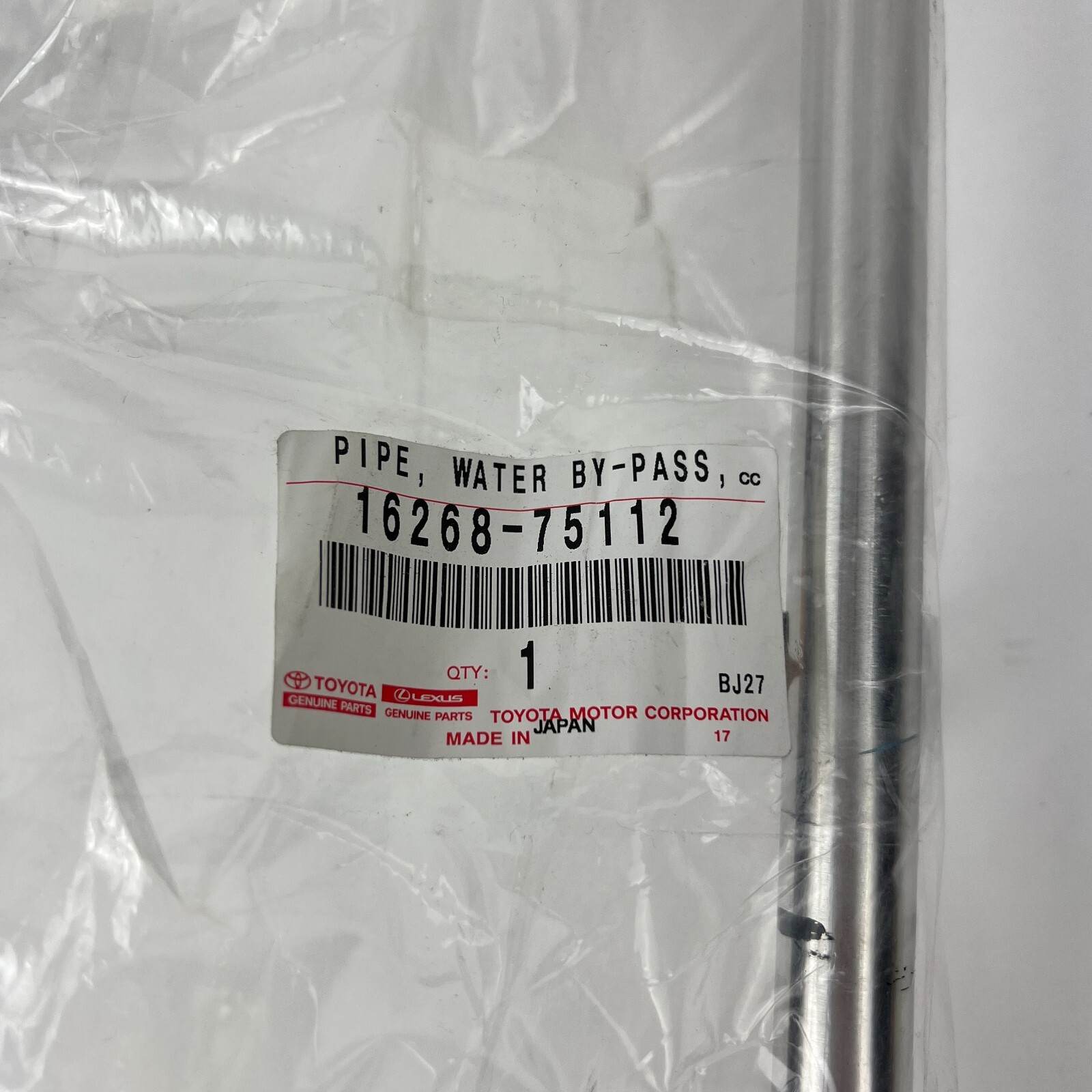 NEW OEM 2005 - 2015 Toyota Tacoma 2.7L Pipe Water By Pass Tube 16268 ...