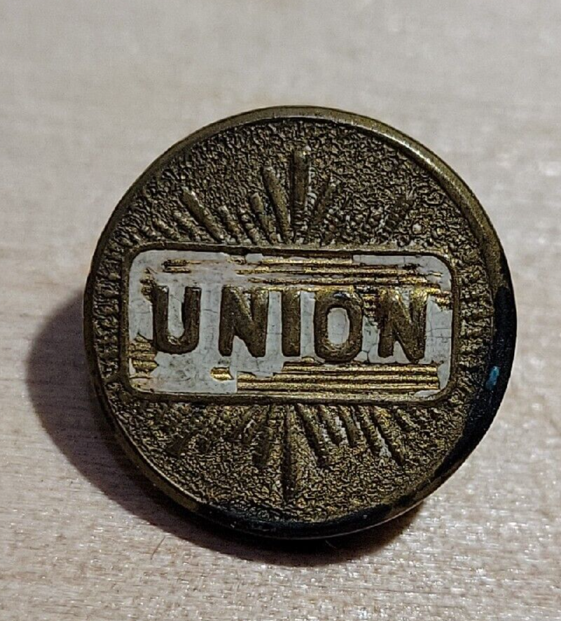 Rare Antique Button, "UNION", Union Overhauls | eBay