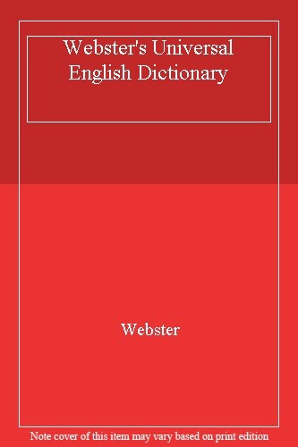 Websters Universal English Dictionary By Webster | eBay