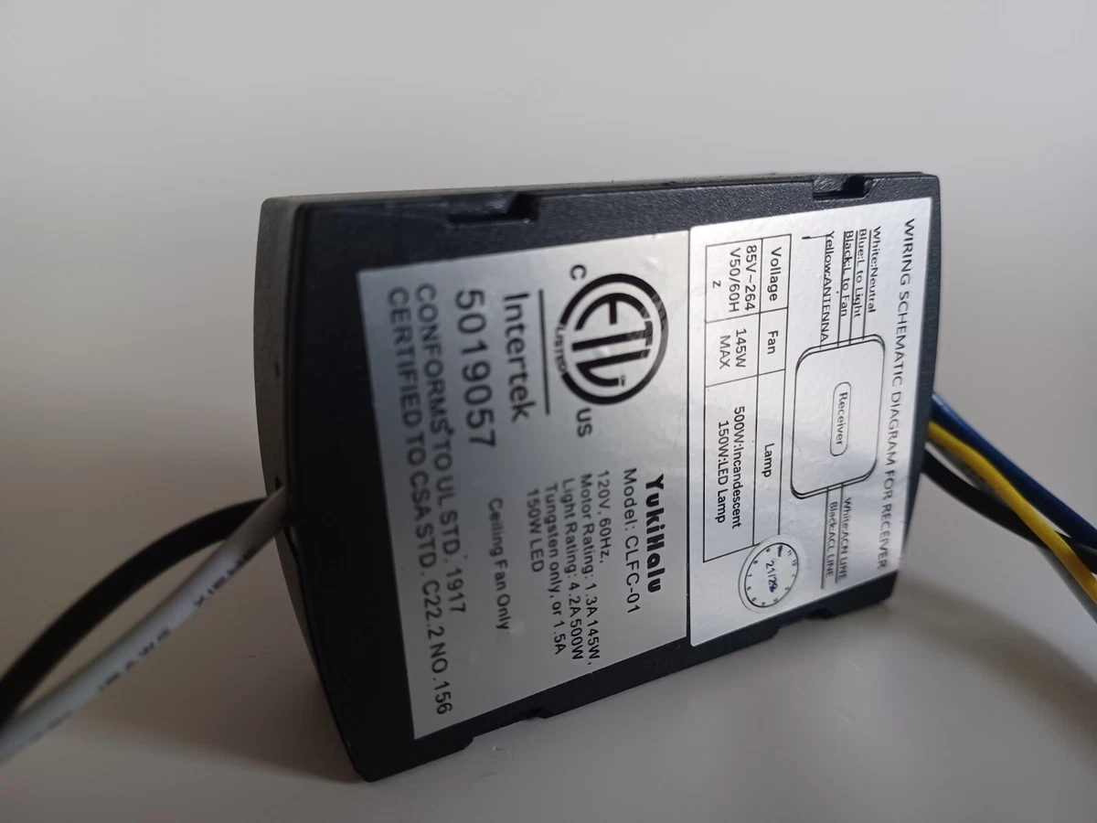 Intertek Ceiling Fan Remote Control | Shelly Lighting