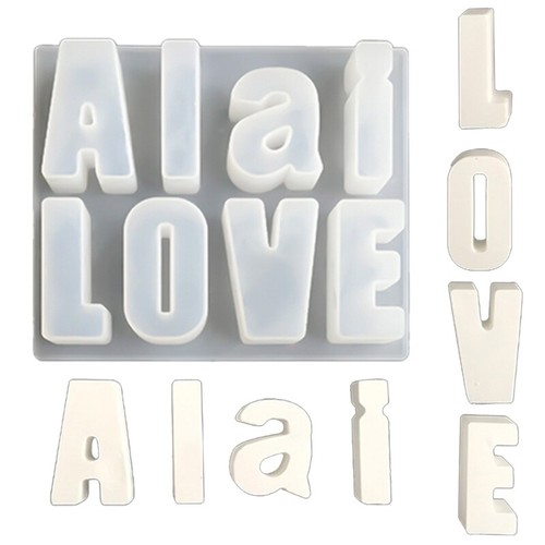 Easy to Use Letter Shaped Silicone Mold Quality Resin Mold for ...