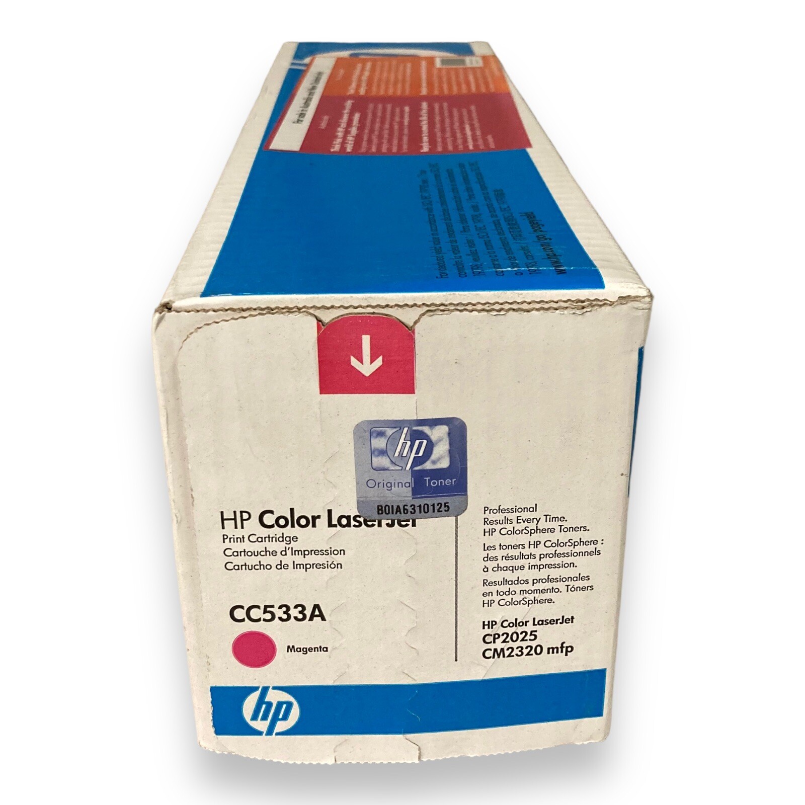 1x Genuine CC533A MAGENTA Toner For HP LASERJET CP2025 ~ Brisbane ...