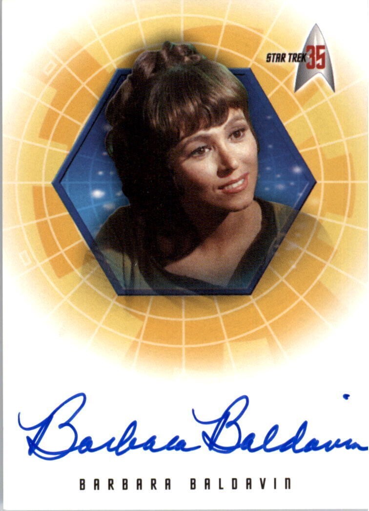 2001 Star Trek 35th Anniversary auto card Autographs #A26 Barbara ...