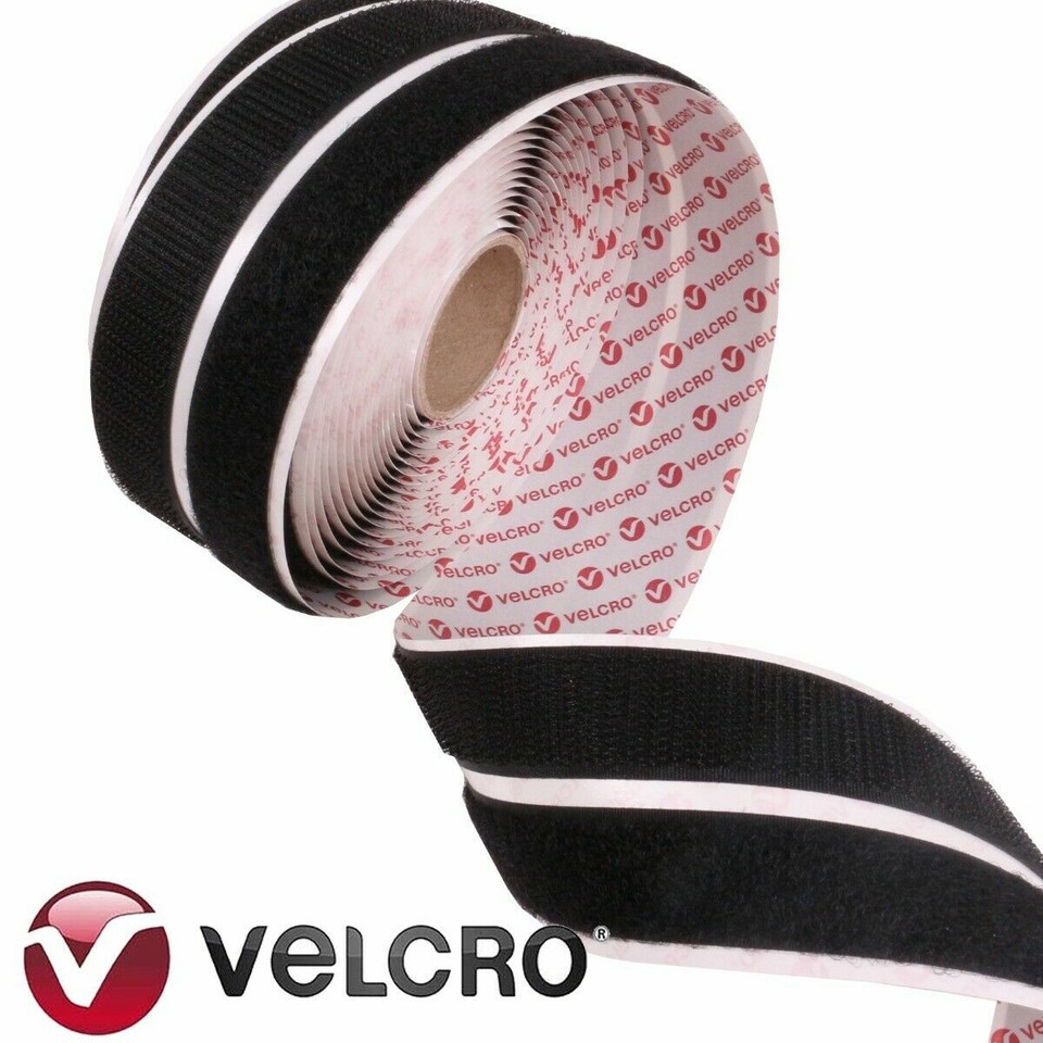 VELCRO® Genuine Brand PS14 SELF ADHESIVE Stick on Tape HOOK & LOOP ...