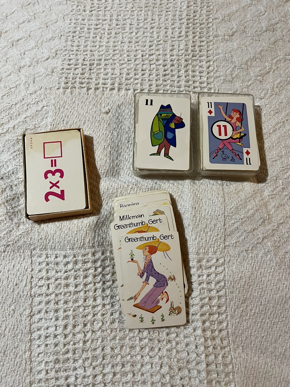 Lot Vintage Whitman Card Games Old Maid Flash Crazy 8 War Incomplete ...