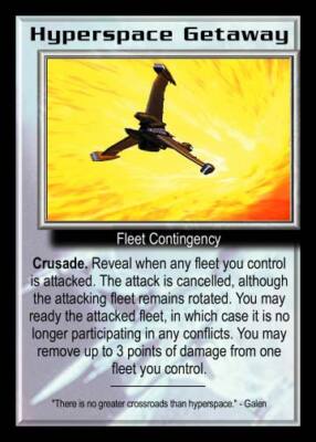 Babylon 5: Hyperspace Getaway [Ungraded] from set Crusade B5 B5 ...