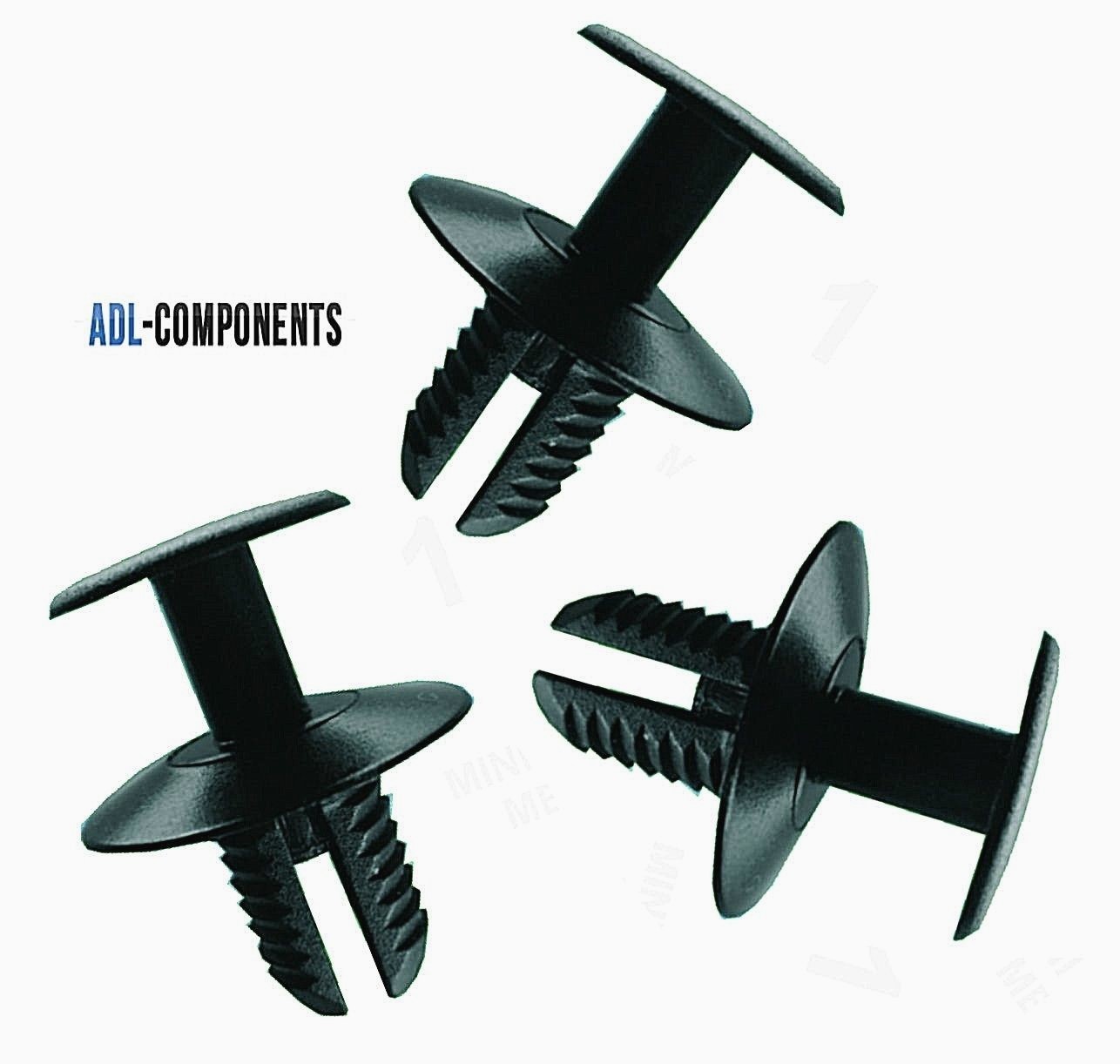 10x TRIM CLIPS For TOYOTA BUMPER PLASTIC 90467-09139 Under Tray Wheel ...