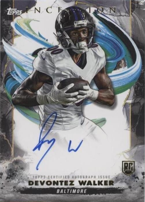 2024 Topps Inception - Rookie Autographs Devontez Walker #RA-DW (AU, RC ...