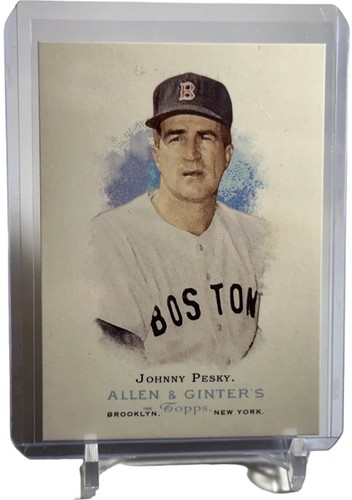 Johnny Pesky 2006 Topps Allen & Ginter Baseball Red Sox Card #278 W/Top ...