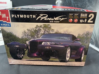 AMT ERTL 1/25 PLYMOUTH PROWLER WITH TRAILER #8588 | eBay