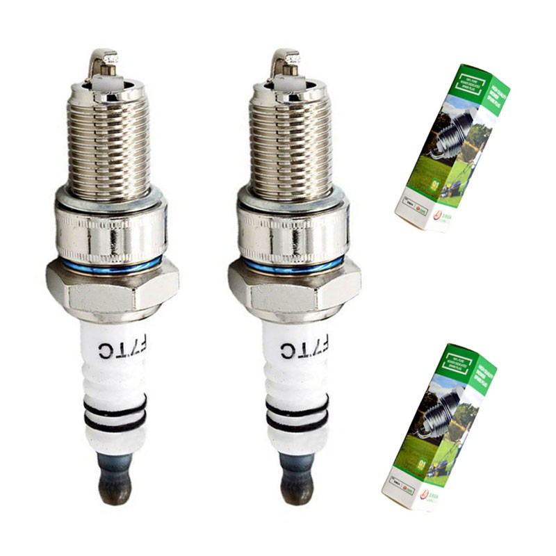 2x F7TC Spark Plug For Honda GX120 GX160 GX200 GX240 GX270 GX340 GX390 ...