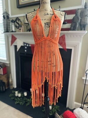 Macrame Beach Cover up | eBay