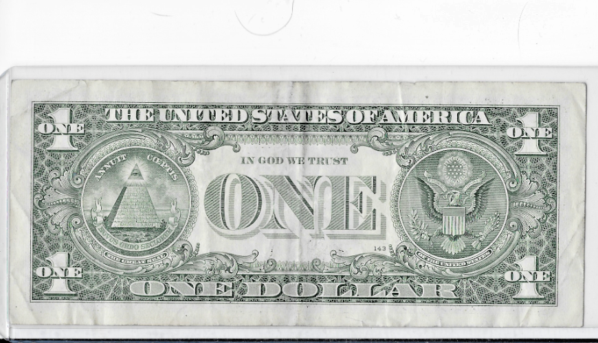 $1 NOTE "20644206"; 3 DIGIT BOOKEND, 4 PAIRS (NON CONSECUTIVE), COOL 96 ...