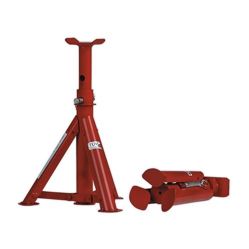 Sealey Axle Stands (Pair) 2 Tonne Capacity per Stand - Folding Type ...