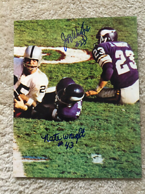 Vikings Jeff Wright Nate Wright signed 8x10 w/COA pose 2 | eBay