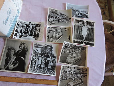 9 1940s Press Photos Miss America Beauty Pageant & other contests NEW ...