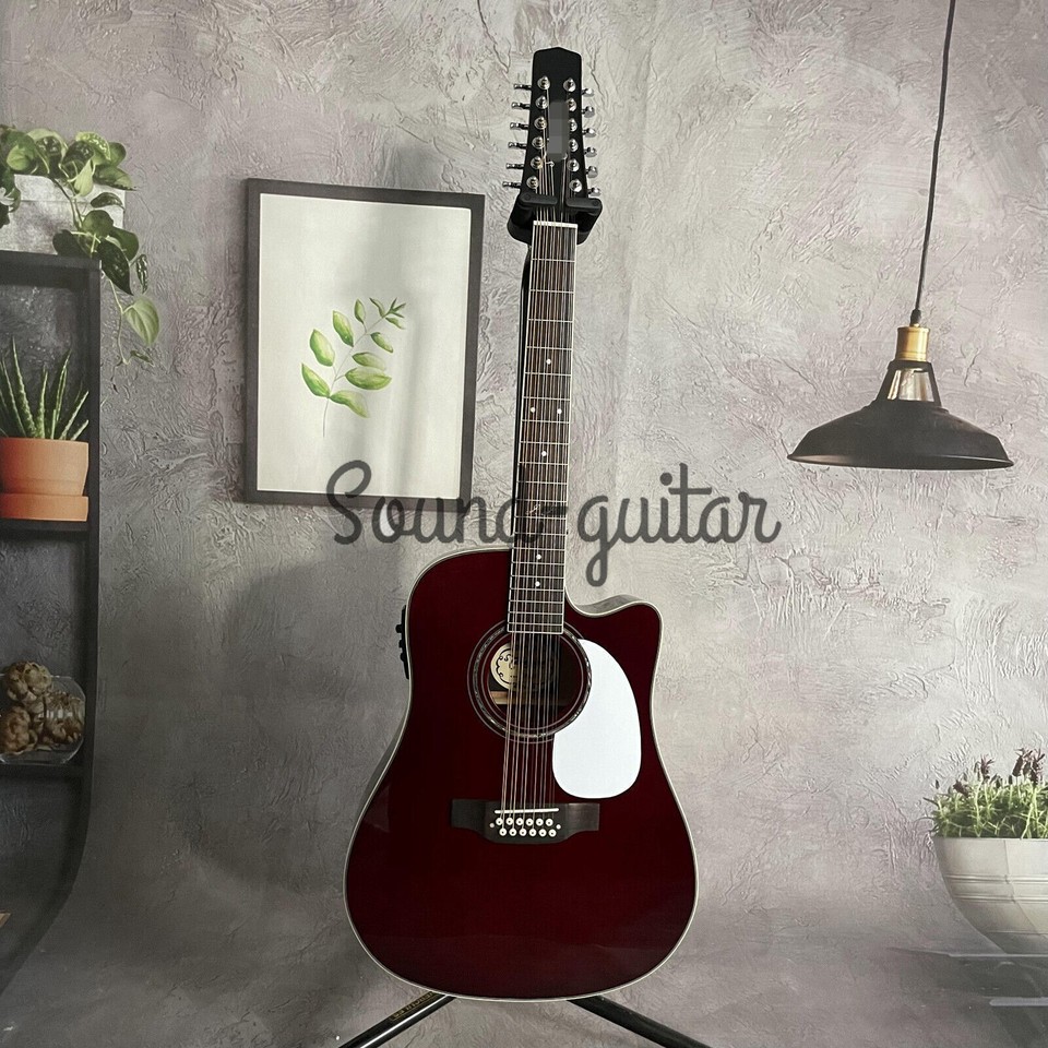 Custom Shop Spruce Top Takamine 12 Strings Acoustic Electric Guitar ...
