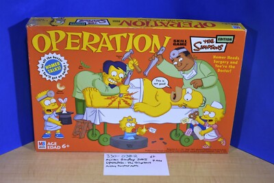 Milton Bradley Operation the Simpsons 2005 Skill Game(330-038-2) | eBay