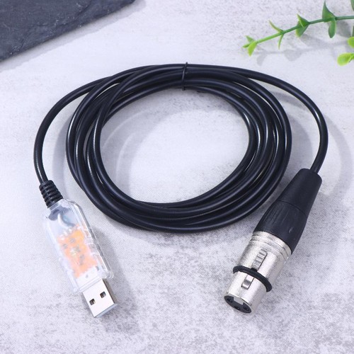 USB To DMX Interface Adapter QLC DMX512 Computer PC Stage Lighting ...