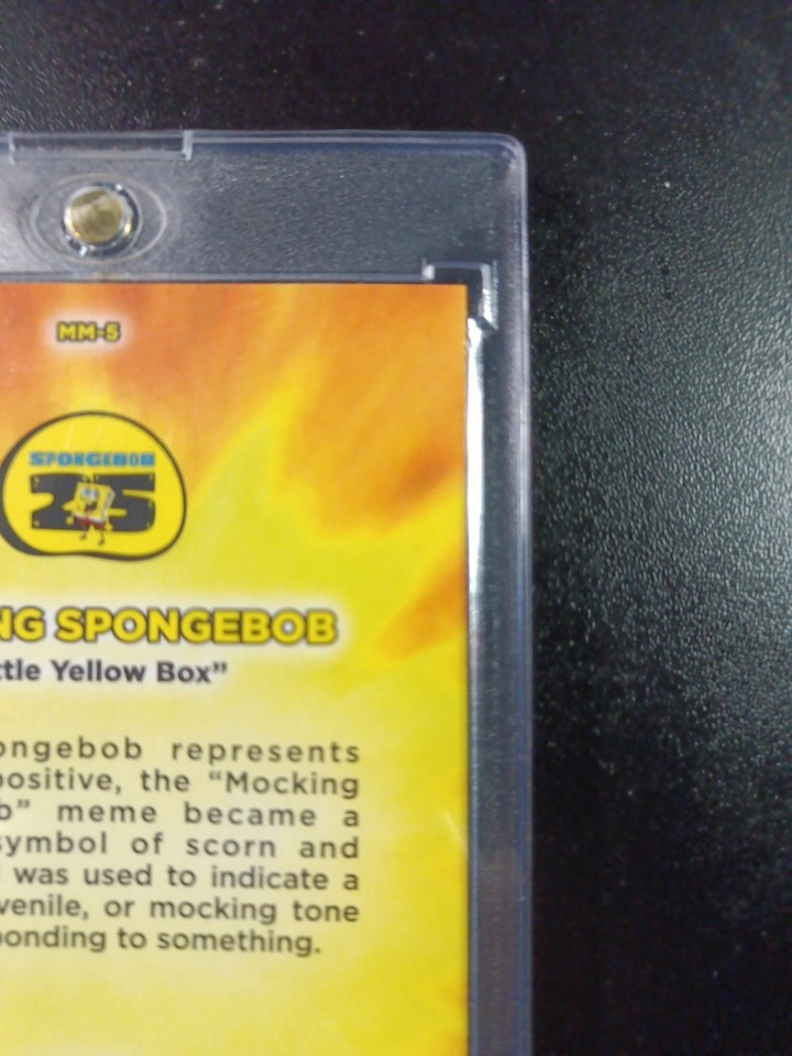 SpongeBob Masterful Memes Mocking SpongeBob Card Topps Case Hit MM-5 | eBay
