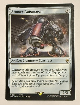 NM Armory Automaton, MTG, Final Fantasy Commander, Magic the Gathering ...