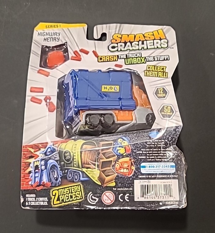 SMASH CRASHERS - HIGHWAY HENRY - CRASH THE TRUCK! UNBOX THE STUFF ...