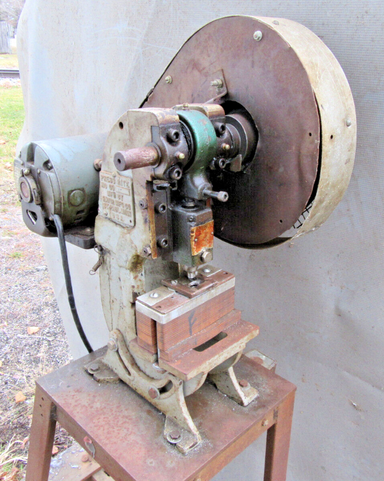 2 Ton Press Rite No. 00 Bench Top Small OBI Stamping Punch Press 1 PH W ...