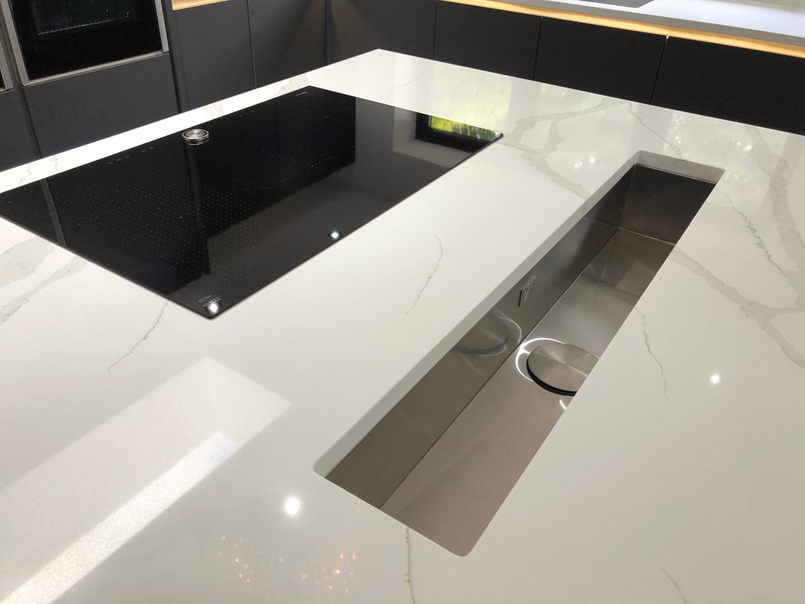 Stainless Steel Champagne, Drinks, Bar, Prep Sink. Ice Trough, Icerock ...