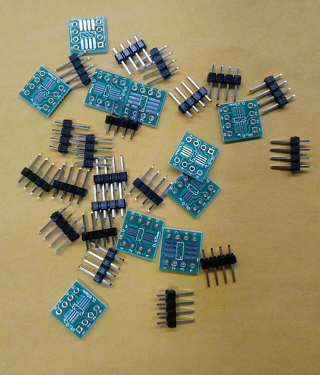 Lot of 10pc TSSOP8 SSOP8 SOP8 SOP-8 SOP SMD to DIP8 Transfer Board DIP ...