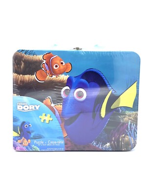 Disney Pixar FINDING DORY 24 Piece Puzzle Tin Box Lunch Box Kids USA ...