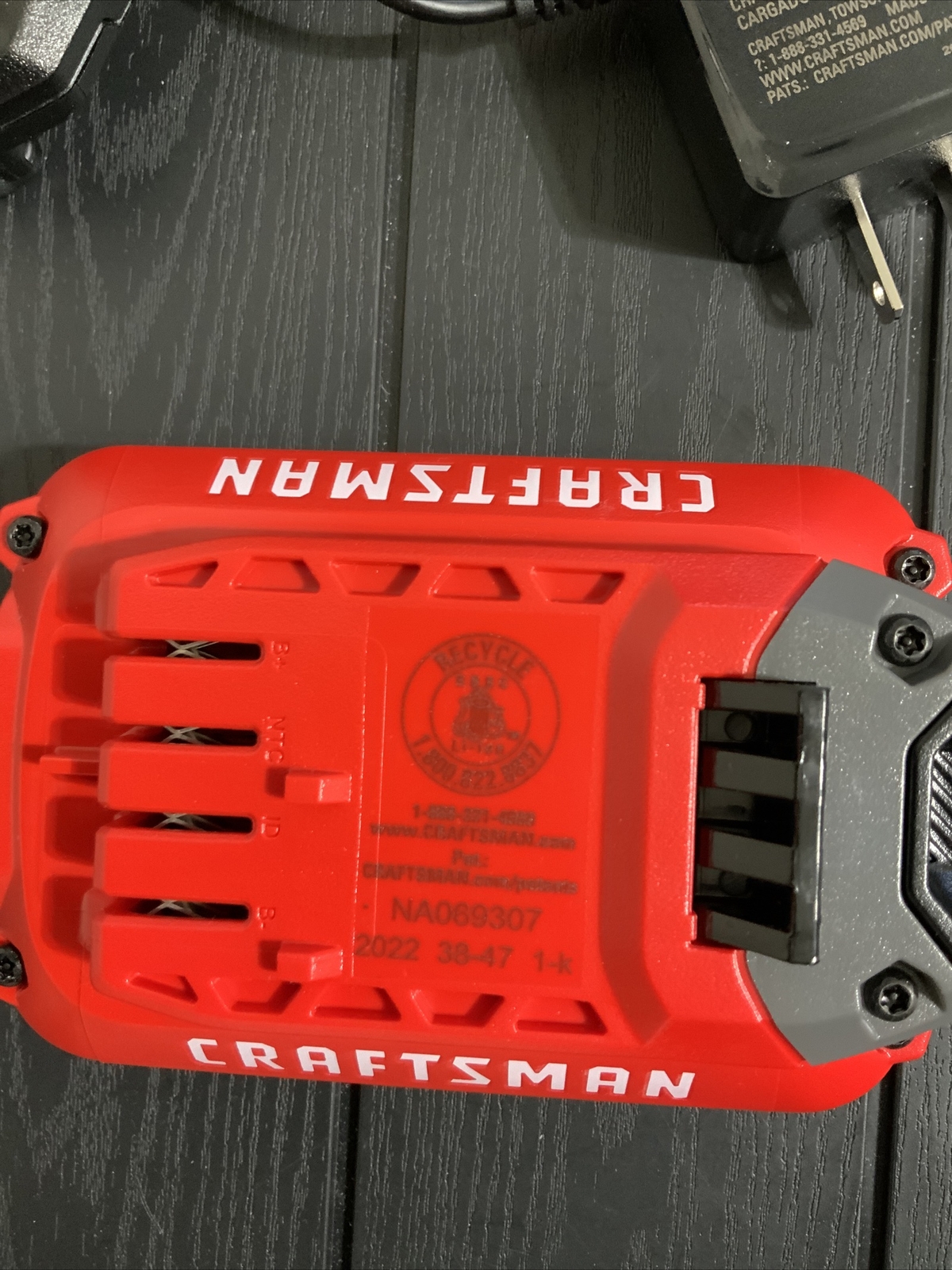 Craftsman CMCB1104 V20 OEM 20V Lithium-Ion Battery Charger & CMCB202 ...