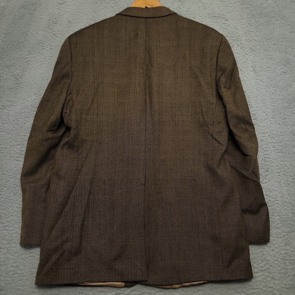 Lauren Ralph Lauren Men's 44L (46) Blazer Sport Coat Brown Lambs Wool ...