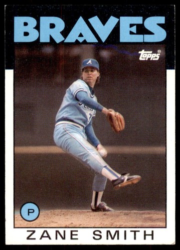 1986 Topps Baseball Card Zane Smith Atlanta Braves #167 | eBay