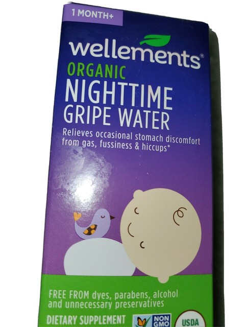 Wellements Organic Nighttime Gripe Water 4 FL Oz BB 8/20 U21b for sale ...