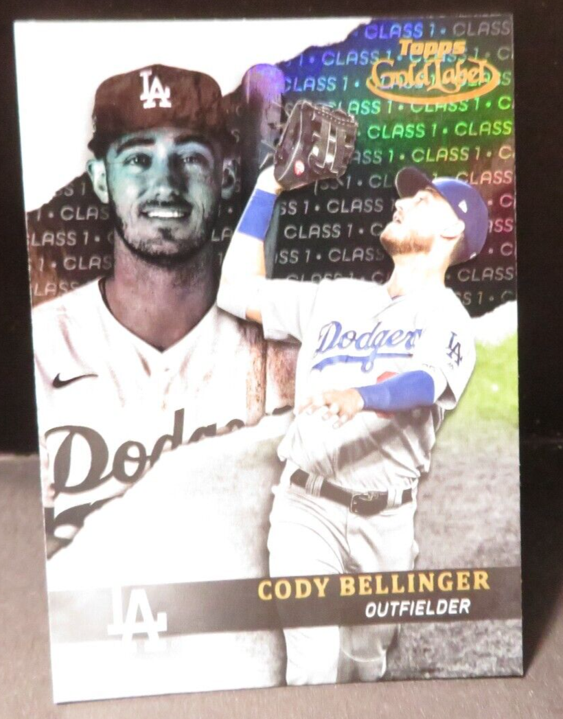 #4785 2020 TOPPS GOLD LABEL CODY BELLINGER #49 CLASS 1 BLACK | eBay